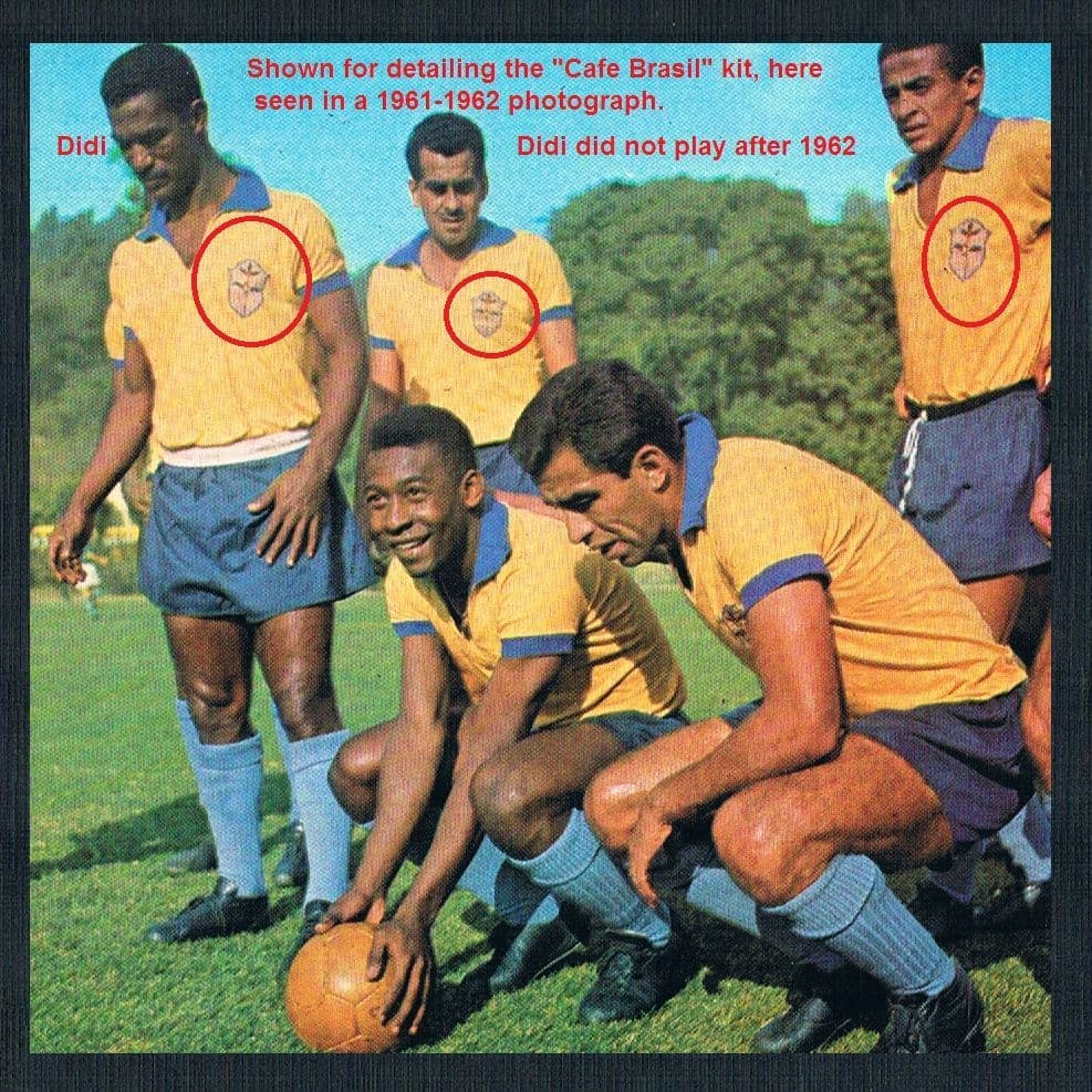 1962 Pele rare "Cafe Brasil" shirt card by Topolino Comic from Spain ...