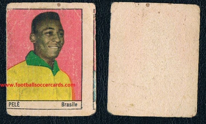 1962 Pele type 1 of 2 by Nannina Italian gum card