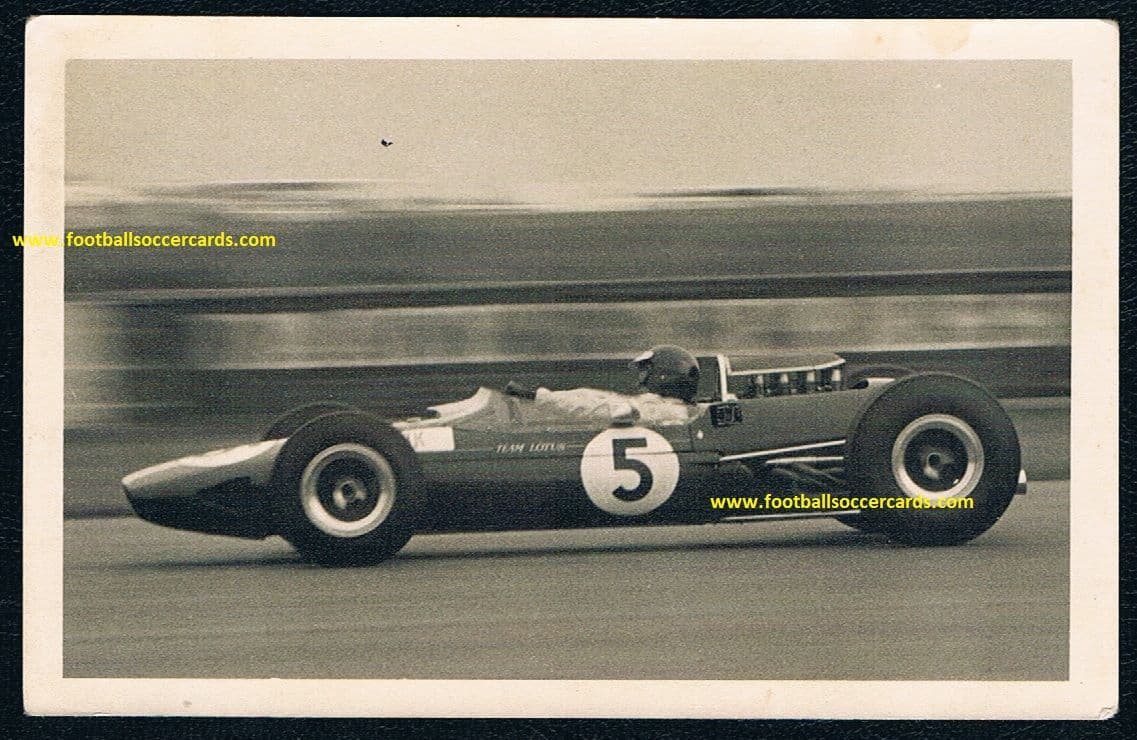 1965 Jim Clark F1 World Champion ORIGINAL PHOTO from the GB Grand Prix ...