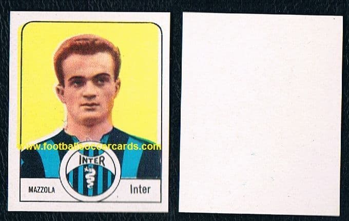 1965 Sandro Mazzola Nannina Inter card in top condition