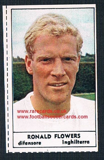 1966 Italian TIME MAG Ron Flowers Wolves England packet issue