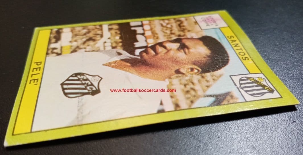 1968 Panini Pelé Brazil Pele card mostly clean clean back but some ...