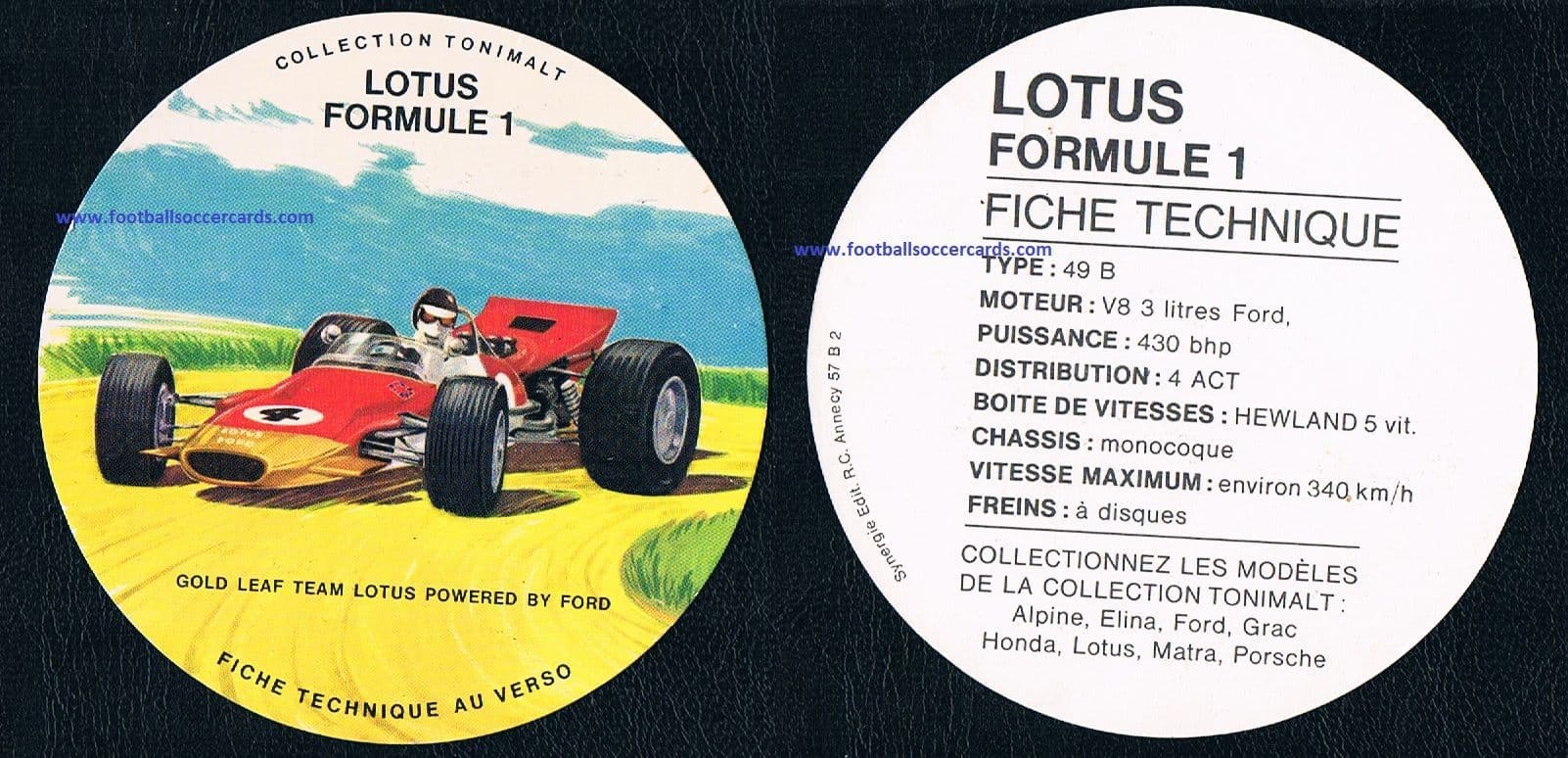 1968 Tonimalt JACKIE OLIVER Le Mans 24 Daytona 24 CanAm winner Lotus ...