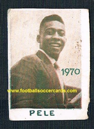 1970 Yugoslavian Pele card Extremely rare card of an early image of the ...