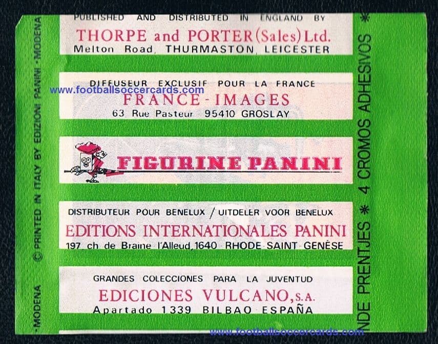 1975 Panini AUTOMOBILE complete sealed packet F1 Grand Prix Racing cars ...