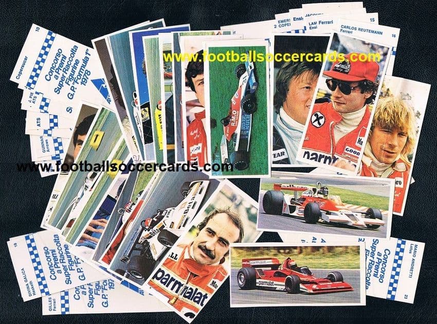 1978 Niki Lauda James Hunt Divina Galica Mario Andretti 46 cards ...