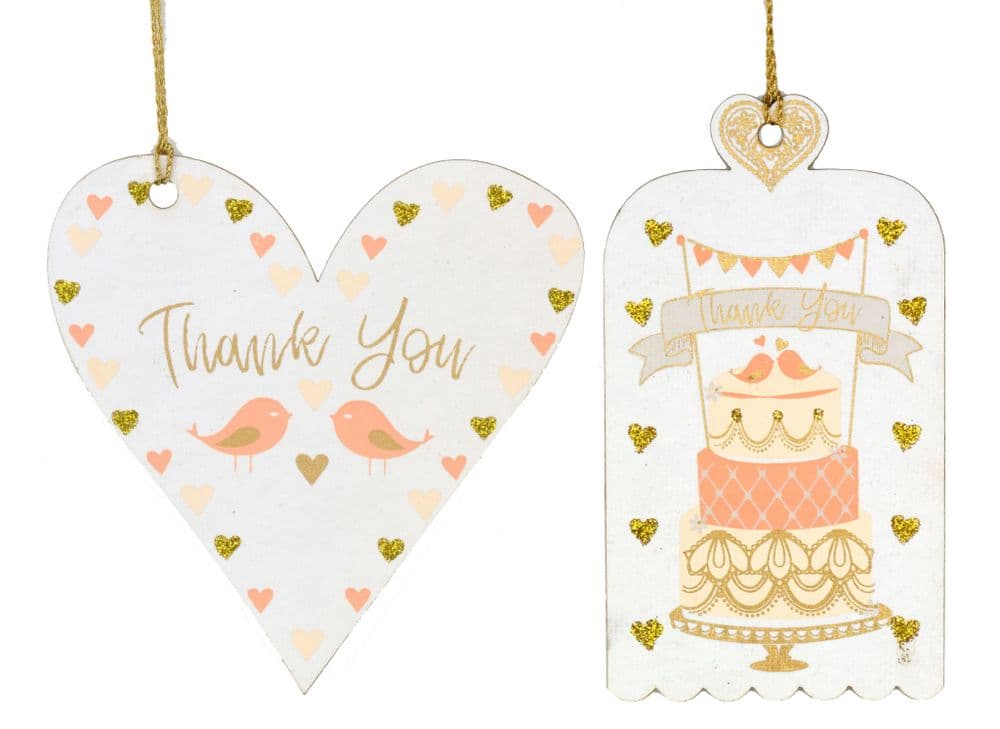 V42253 - Wedding Cakes Tags s/4 12/PK