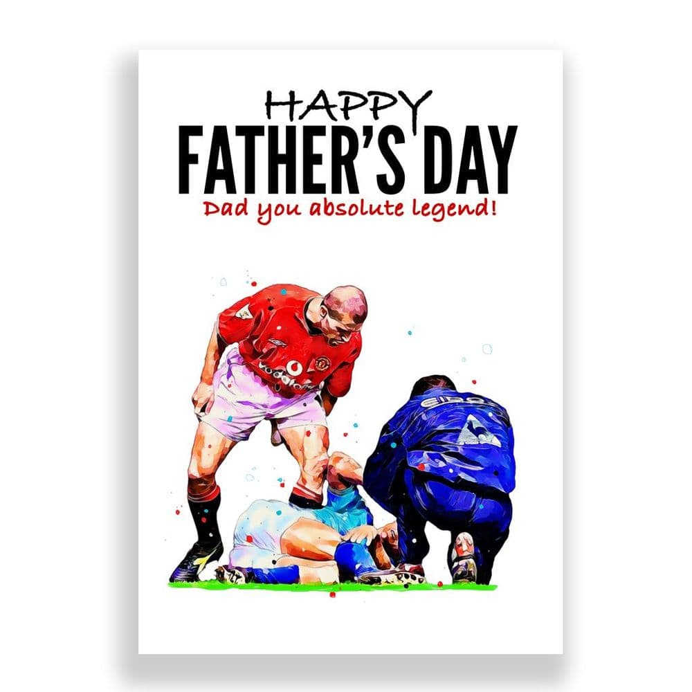 Manchester United Father s Day Card Roy Keane