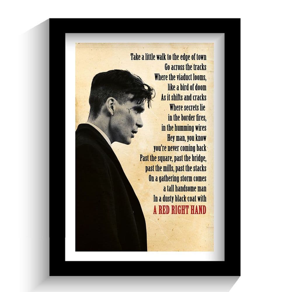 Print Peaky Blinders Lyrics