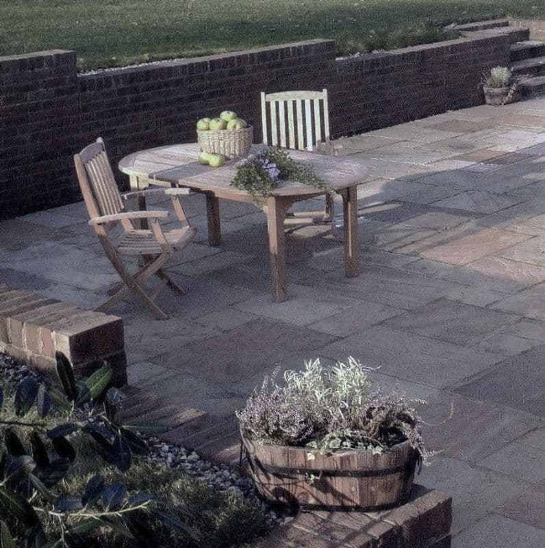 Brett Paving-Riven Sandstone Creative -Sunrise-PAVING SLABS SINGLE SIZE ...