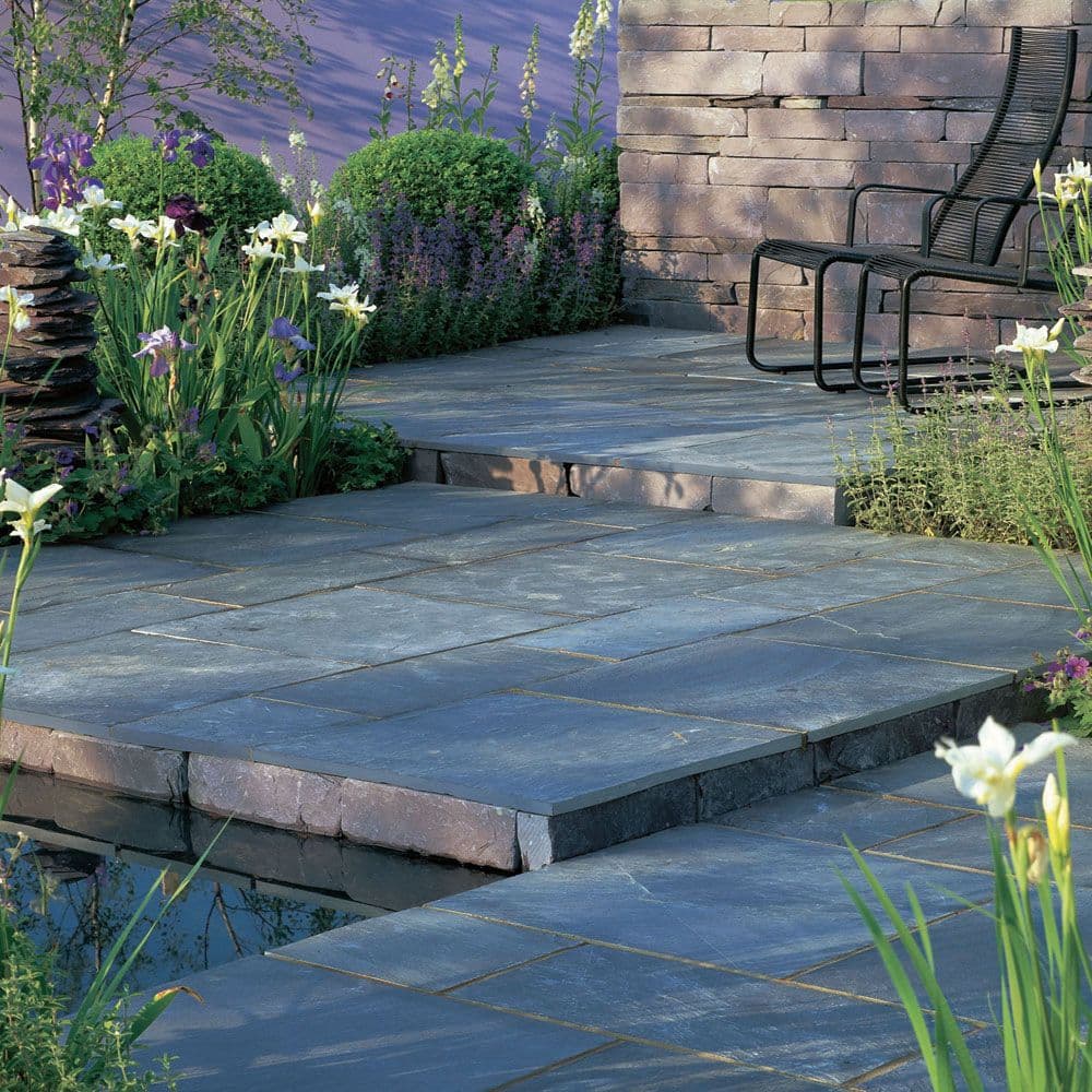 Stonemarket Paving-Slate Truslate -Blue-PAVING SLABS SINGLE SIZE OPTIONS