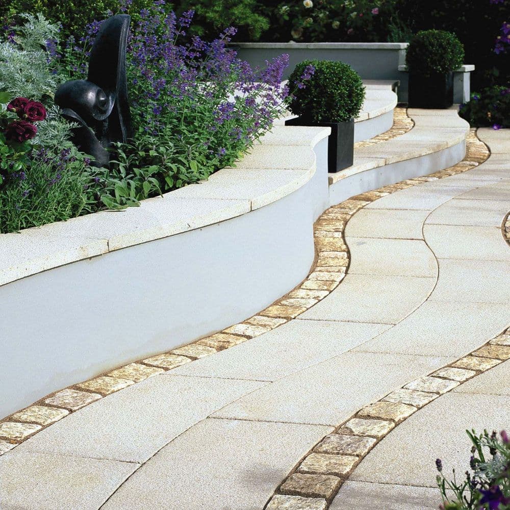 Stonemarket Paving-Manmade Rio -Shell-PAVING SLABS STRAIGHT EDGE SET