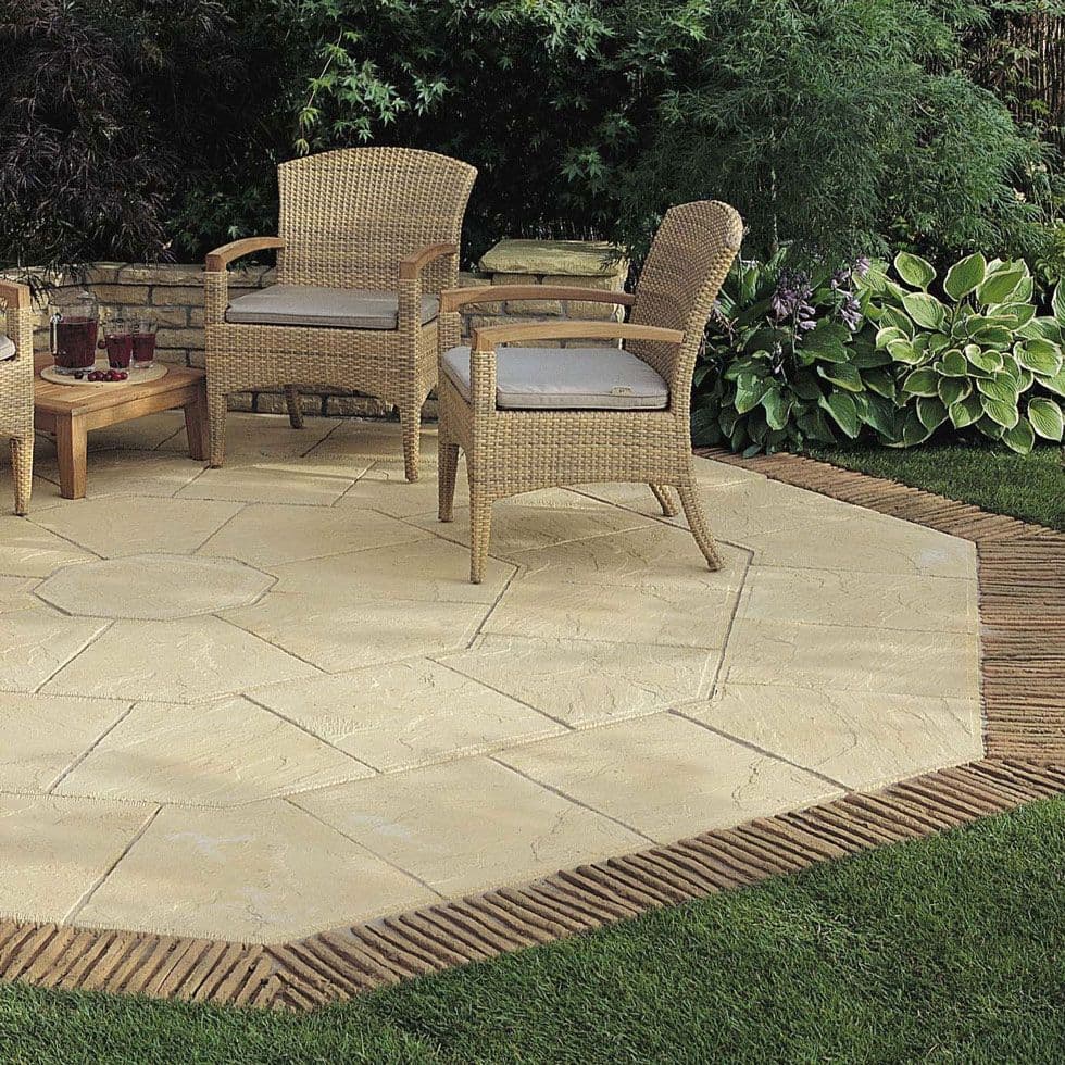 Stonemarket Paving-Manmade Yorkstone -York Buff-PAVING SLABS SINGLE ...