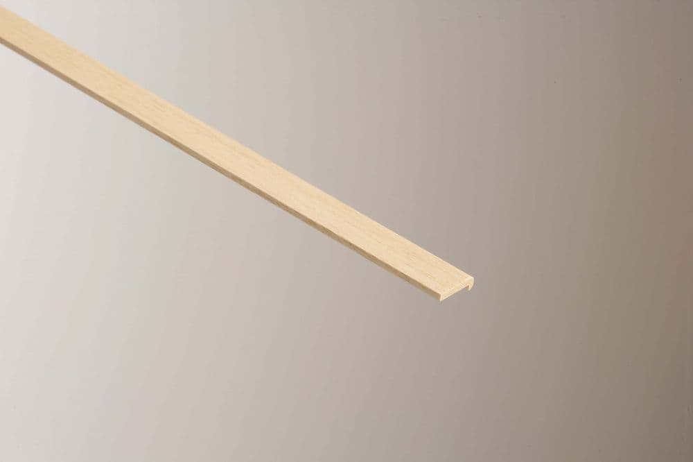 Cheshire Mouldings Hockey Stick Light Harwood - 6 x 21mm x 2 4m