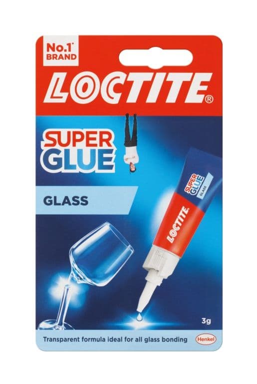 Loctite Super Glue Glass - 3ml Tube