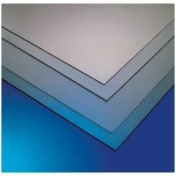 Styrene 2mm Clear Styrene Glazing Sheet - 4 x 2 x 2mm