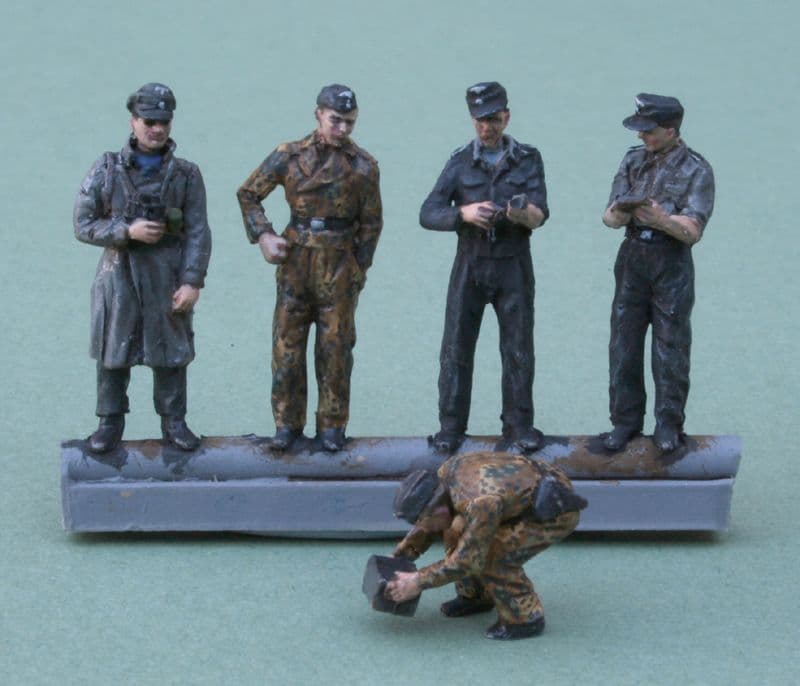 Panzer Crew Dismounted set1