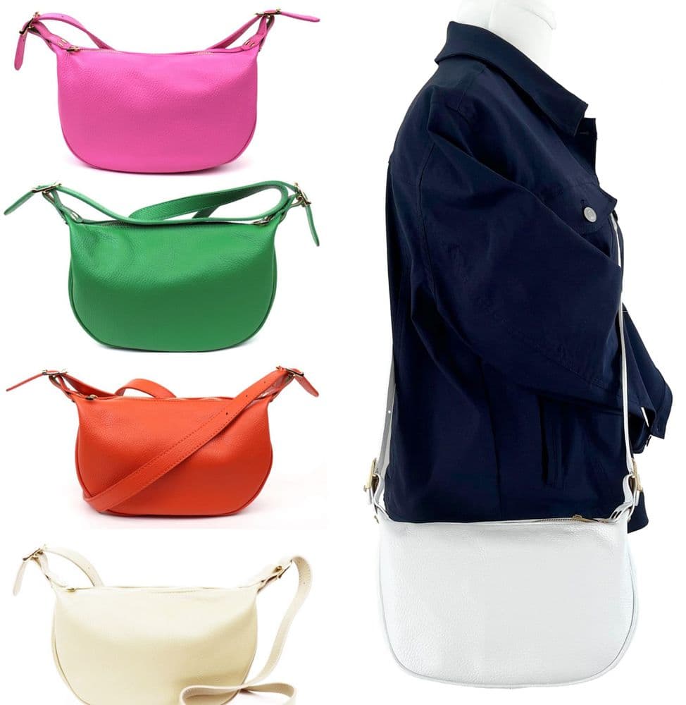 Soft Italian Leather Slouch Bag Crossbody Sling Bag Shoulder Slouch Bag ...