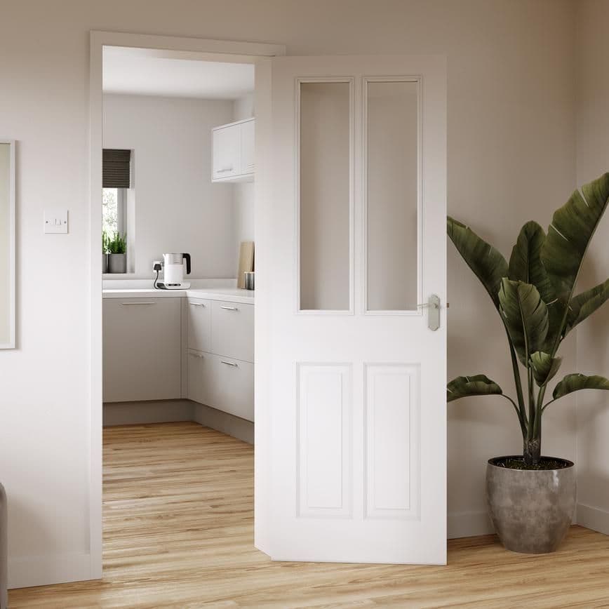 4 Panel Glazed Internal Door