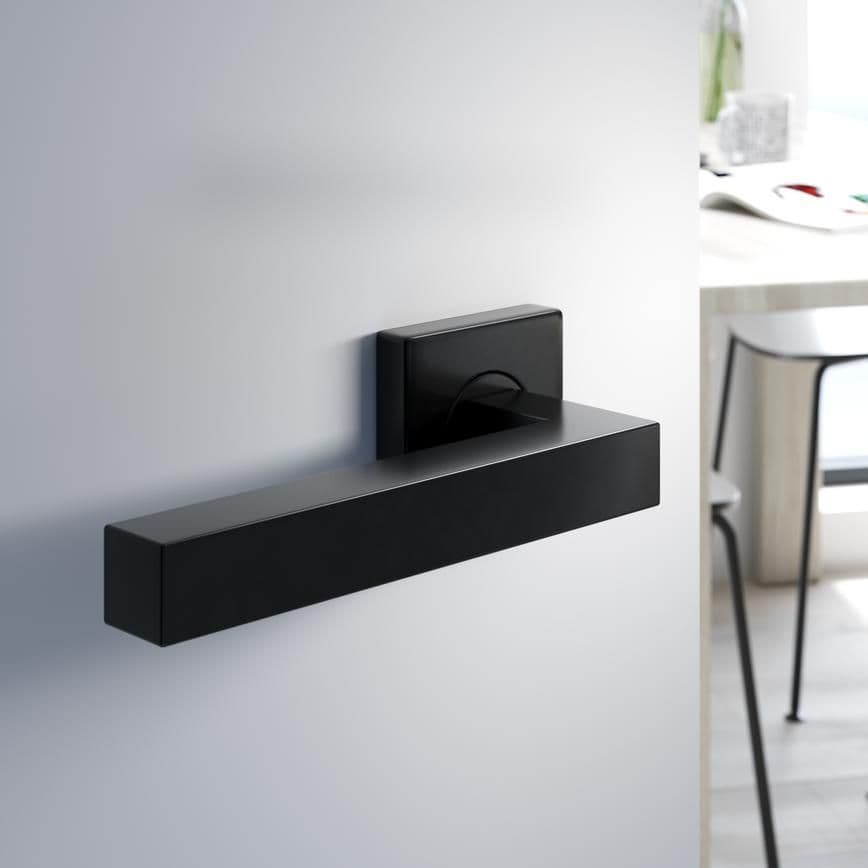 Burford Matt Black Lever Handle Pack