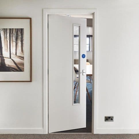 Fire Door 16G Glazed FD30