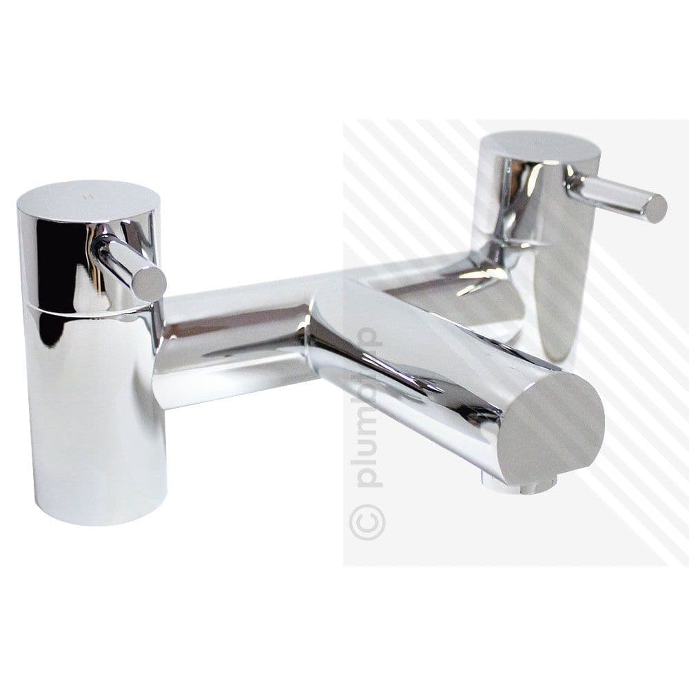 Harmony Modern Bathroom Bath Filler Tap in Chrome