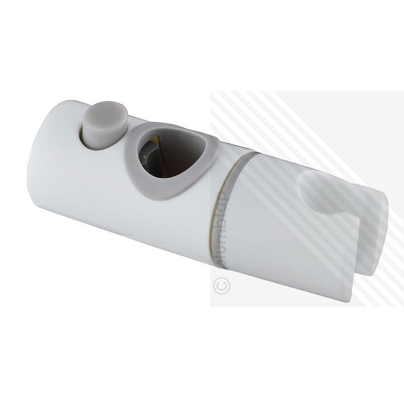 Push Button Locking Height Adjuster for 25mm Rail White