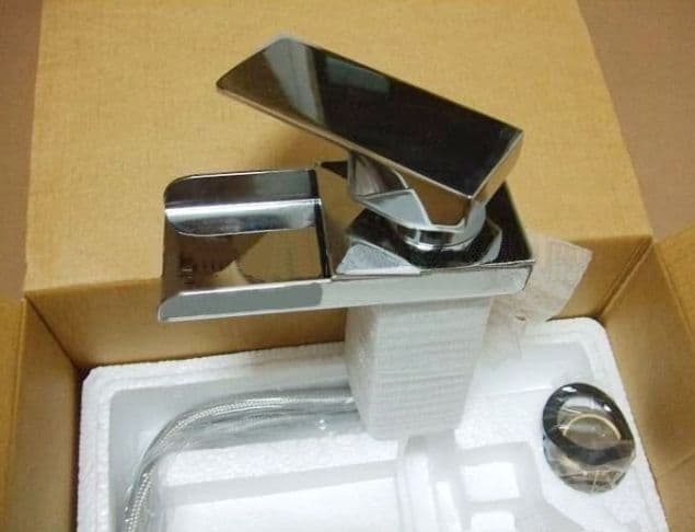 Single Hole Waterfall Bathroom Basin Mixer Tap