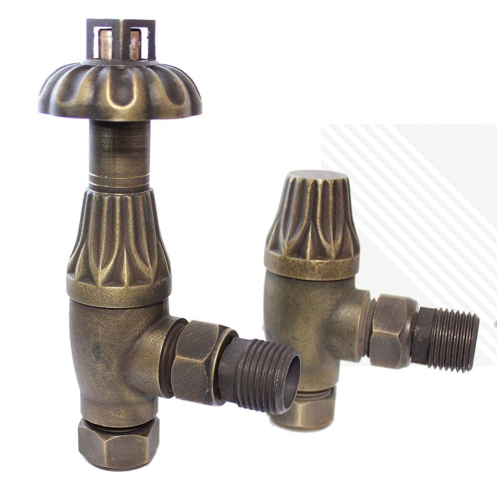 Traditional Westminster Antique Victorian Style Thermostatic Angled ...