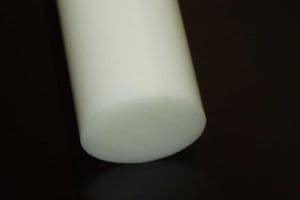 White Delrin Rod x 1 m