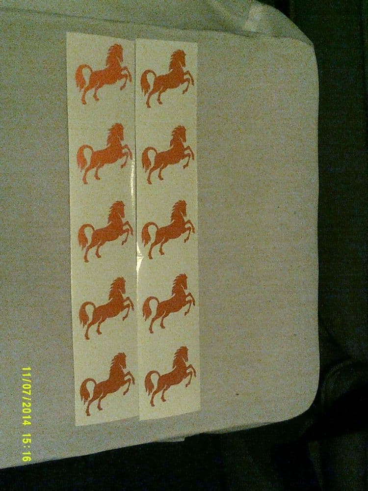 25 x Hi-Viz stickers horse alien shamrock smiley basketball player for ...