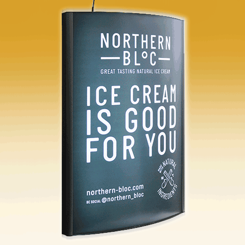 D-Light - Curved Lightbox