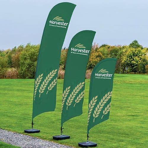 Feather Flying Banners