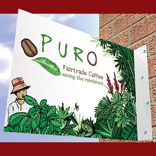 Flange Projecting Sign