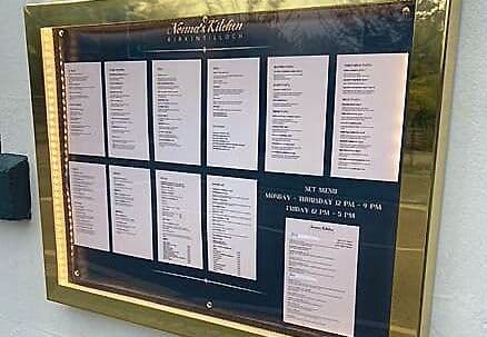 Menu Cases, LED lit, High Quality Menu Boxes finished in Brass, Chrome ...