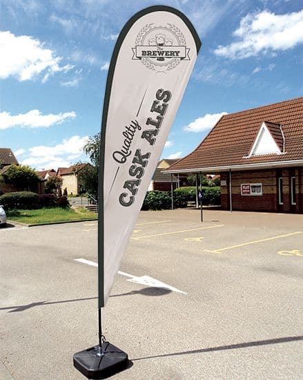 Teardrop Flying Banners