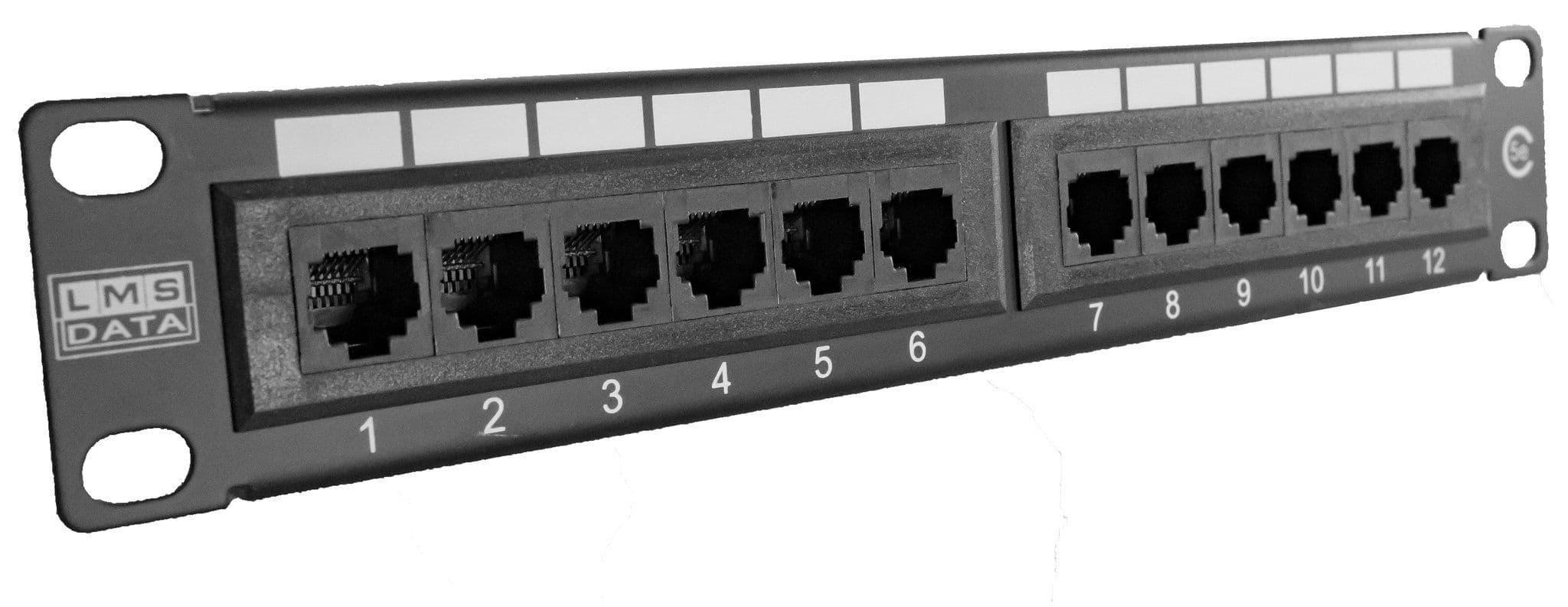 1U 10" 12 Port CAT5e SOHO Patch Panel UTP PPAN-12-10