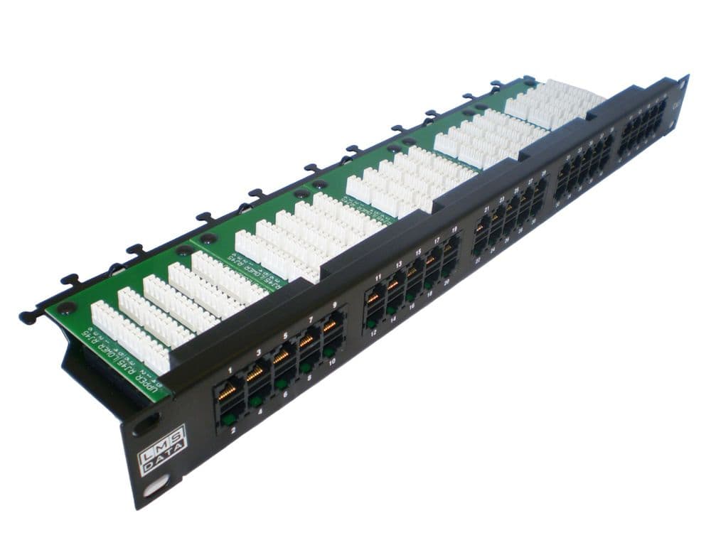 2U 19" 50 Port CAT3/TELEPHONE - Patch Panel Dual Use - 4 Pin UTP PPAN ...
