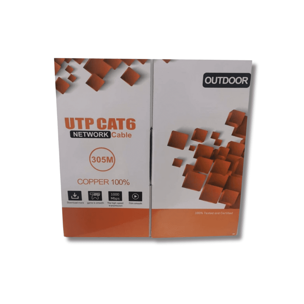 305M CAT6 Solid Full Copper UTP External / Outdoor Network Cable ...