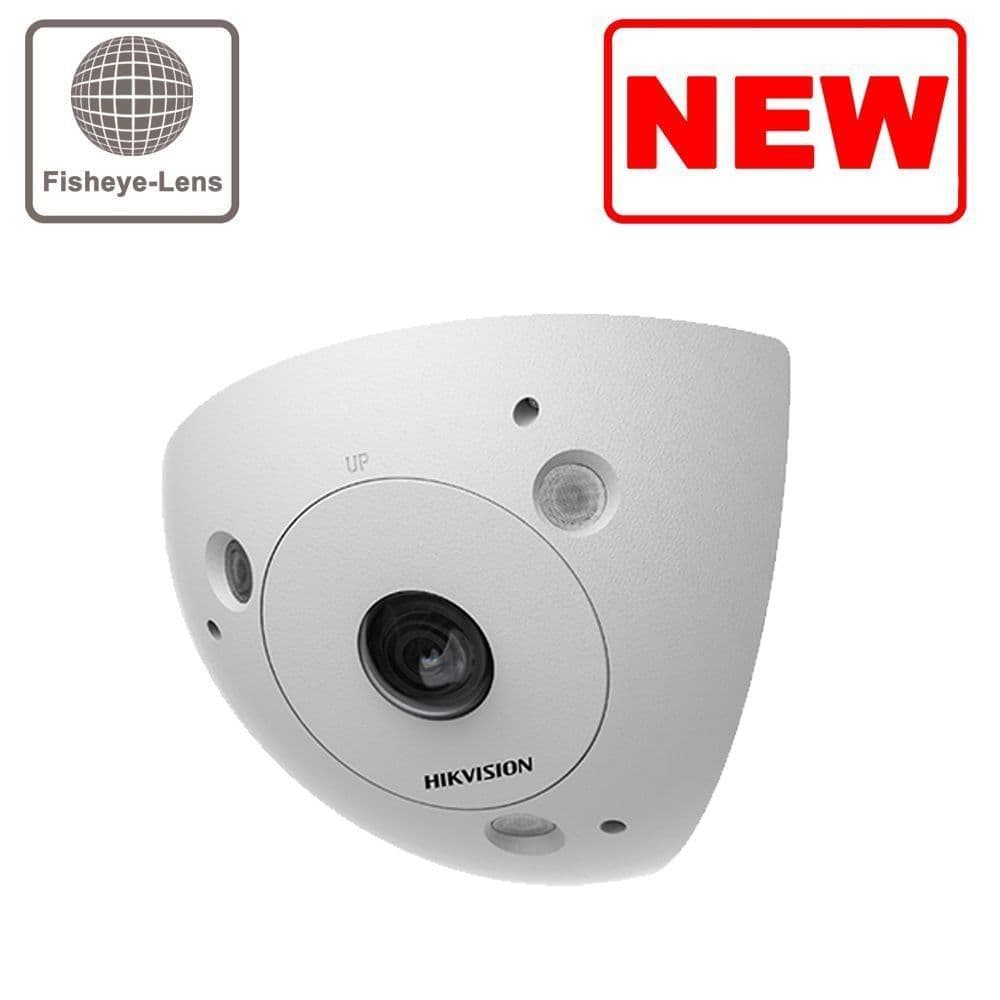 3MP DS-2CD6W32FWD-IVSD Ultra-wide Panoramic Corner Mount Detention ...