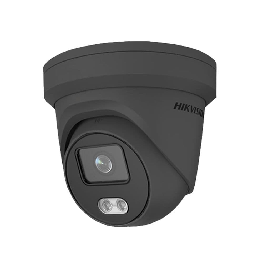 4MP IP DS-2CD2347G1-LU ColorVu Grey Hikvision Fixed Turret Network Camera MIC Build-in 2 8mm