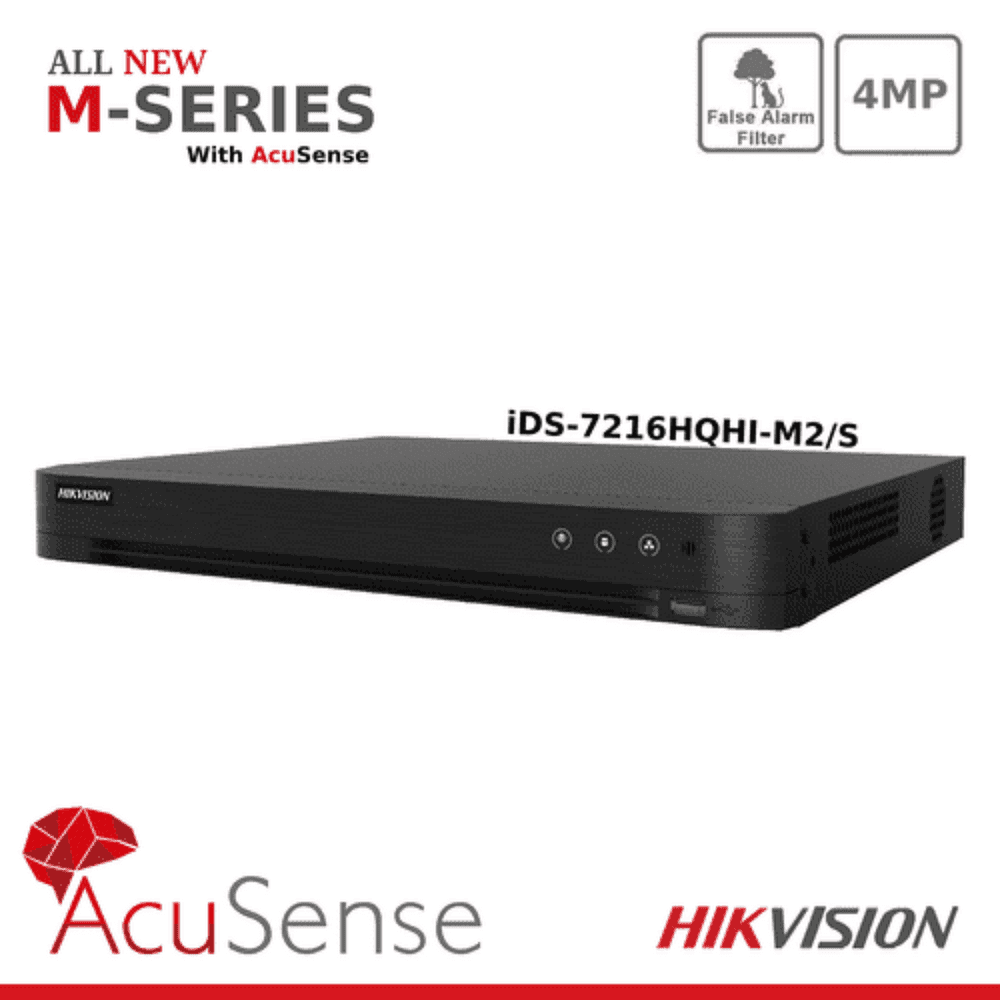 4MP Lite iDS-7216HQHI-M2/S Hikvision 16 Channel Video Recorder TURBO HD DVR