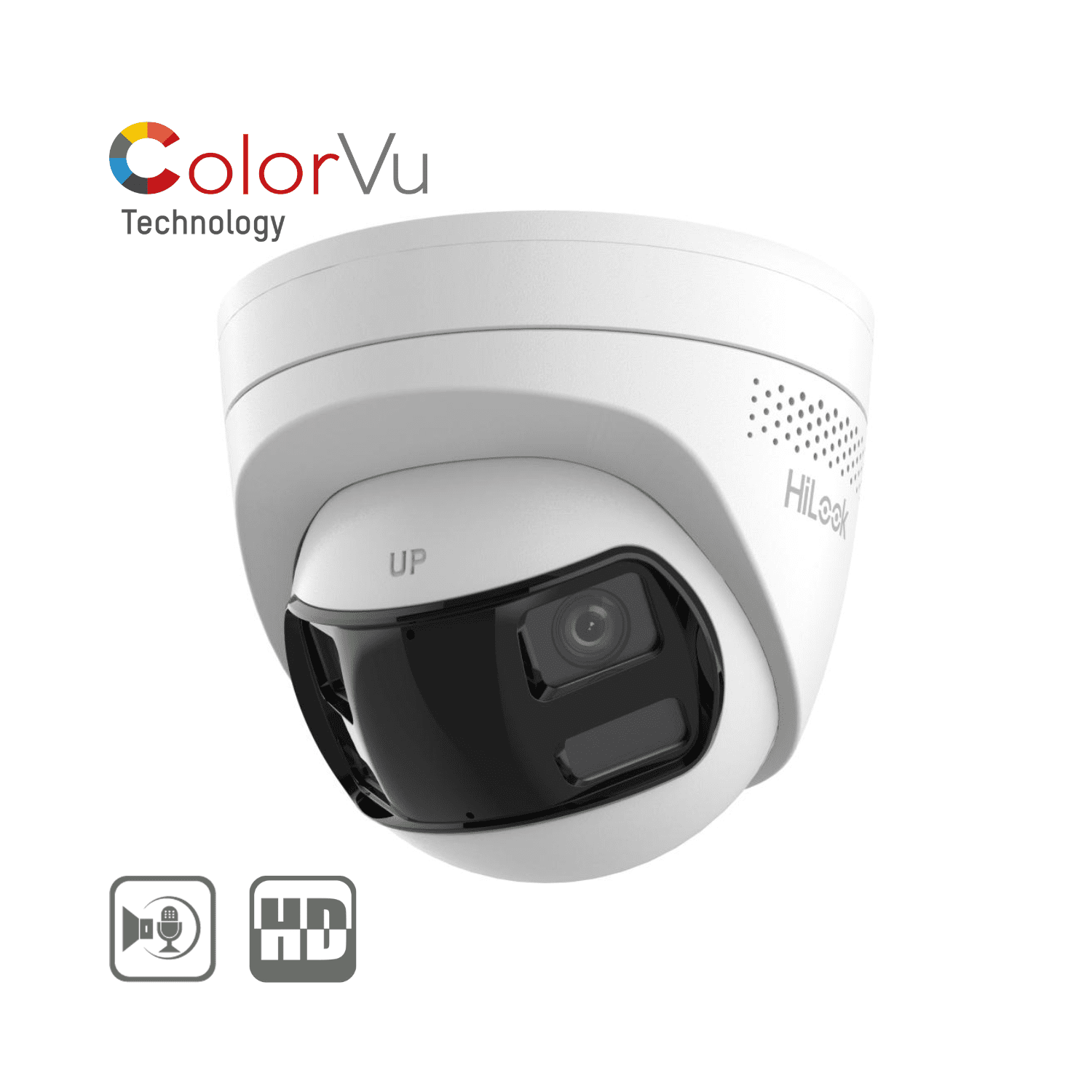 6MP Hilook IPC-T260HAD-LUF/SL Dual Lens Wide Angle Smart Hybrid Light ...