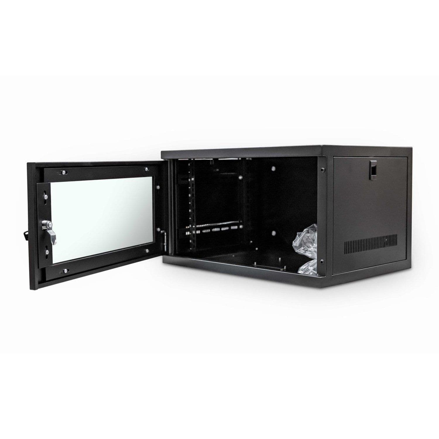 6U 300MM 19" Data Wall Cabinet - 6U Cabinet BLACK CAB-W6U-EL300