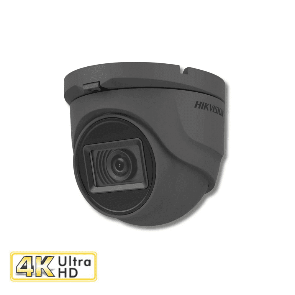 8MP DS-2CE76U1T-ITMF Hikvision Dome Grey