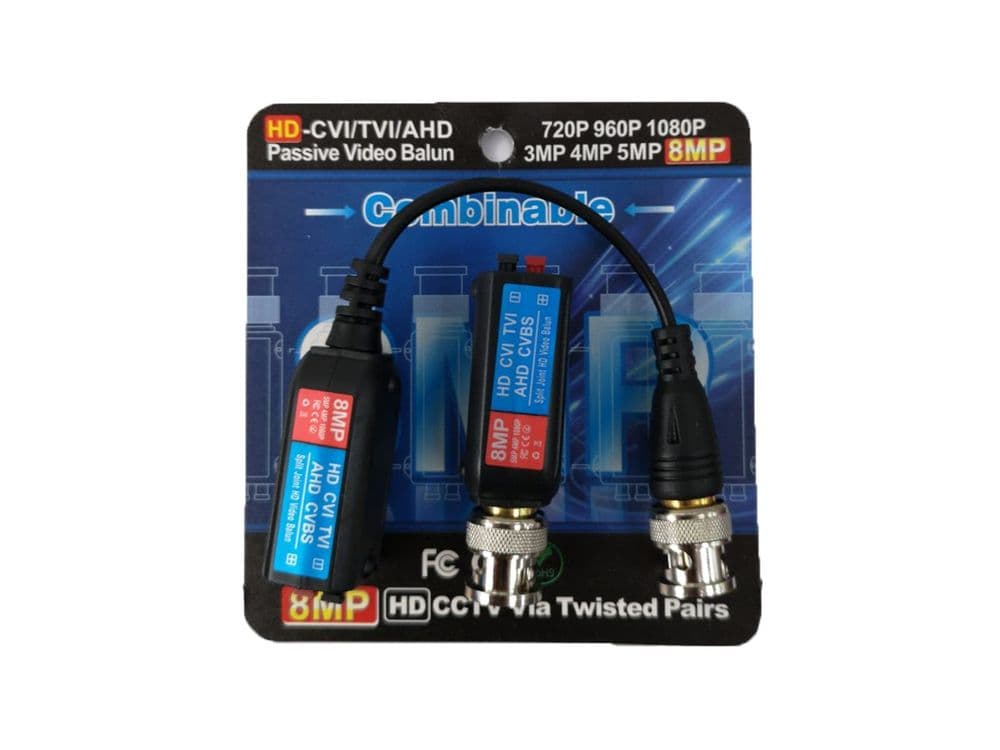 8MP High Defintion Passive Video Balun 1080p 3MP 4MP 5MP 8MP