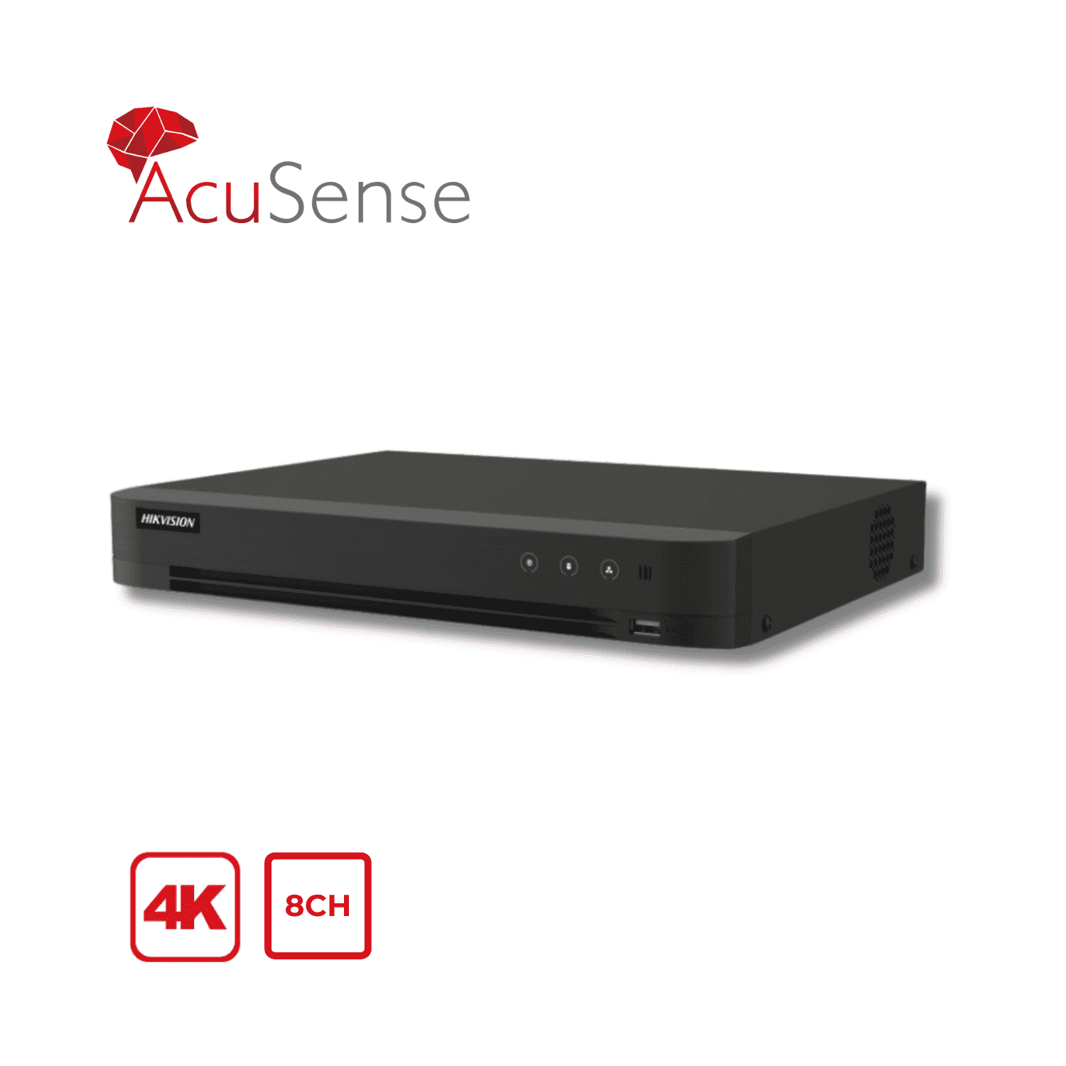 8MP Hikvision iDS-7208HUHI-M1/XT/4A 8/4ALM Pro Series AcuSense 8 ...