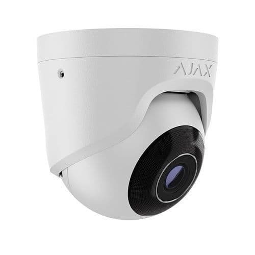 Ajax 64927 197 WH1 8MP TurretCam Wired Security IP Camera 2 8mm Fixed ...