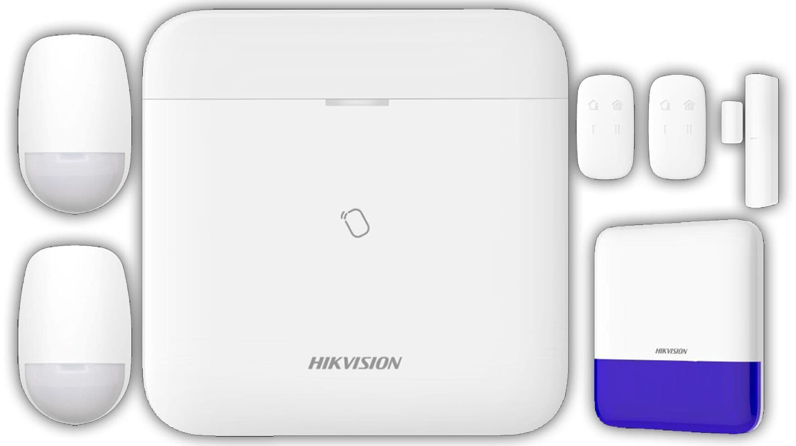 AX PRO DS-PWA96-KIT1-WE 2x PIR 2x Key Fobs 1x Door Contact 1x External ...