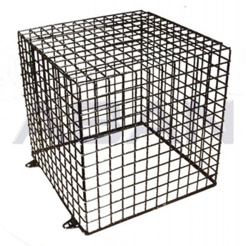 CCTV CAMERA BLACK STEEL MESH CAGE 9" x 9" x 9" 23 x 23 x 23 cm